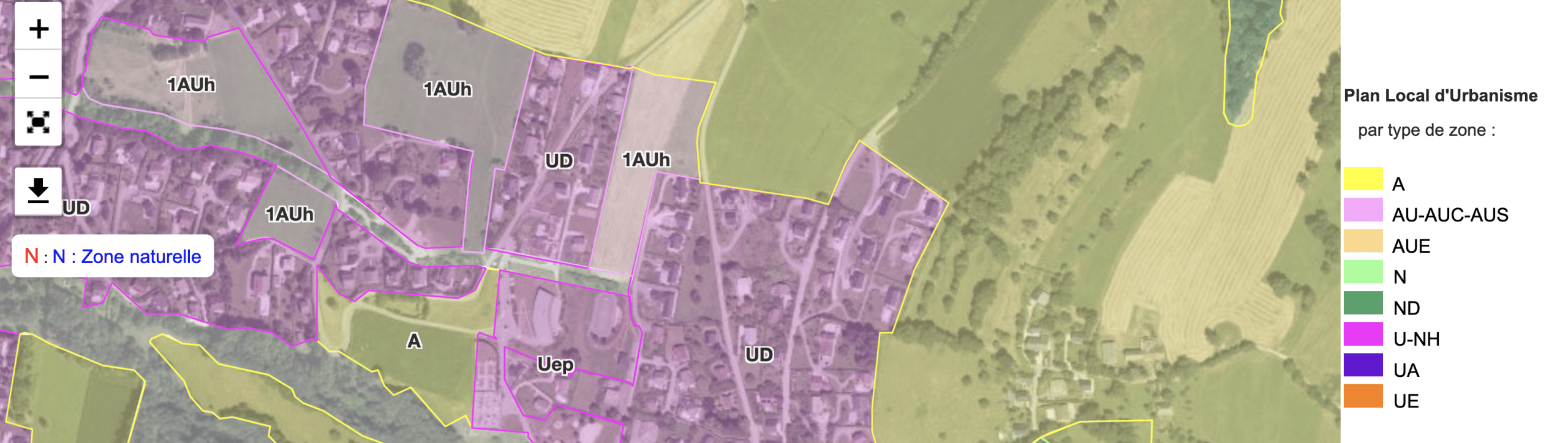 Plan d'urbanisation - Pugny Chatenod